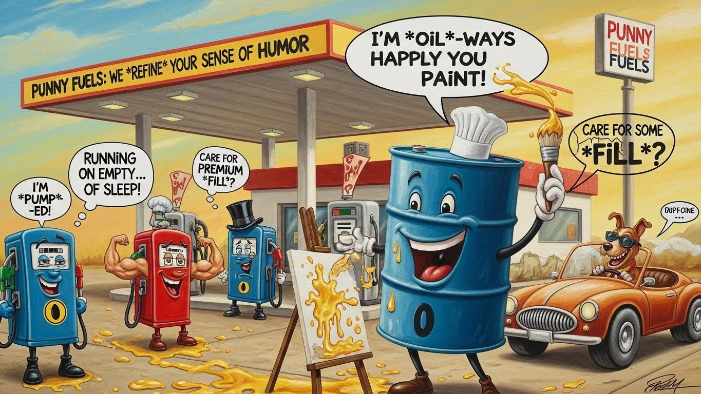 225+ Oil Puns That Will Make You Laugh One-Liner - PunsWave